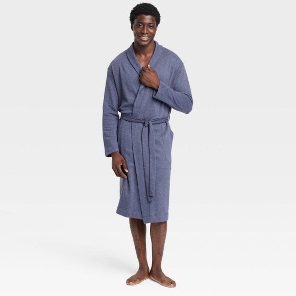 Goodfellow & Co | Other | Goodfellow Comens Knit Robe Navy Blue | Poshmark